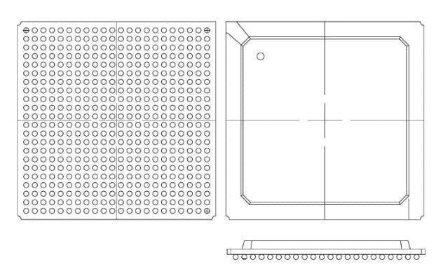 Xilinx Field Programmable Gate Array Part Xc7k325t 2ffg900c Fpga Dex