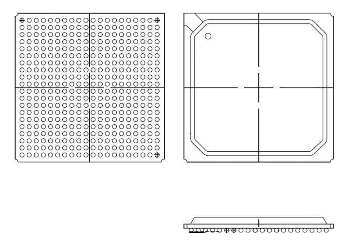 Xilinx Field Programmable Gate Array Fpga Part Xc3s1200e 5fg400c Dex